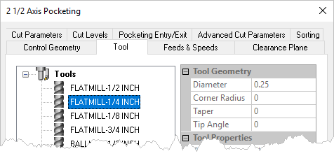 RhinoCAM FAQs > General Training > How to: Generate a Toolpath